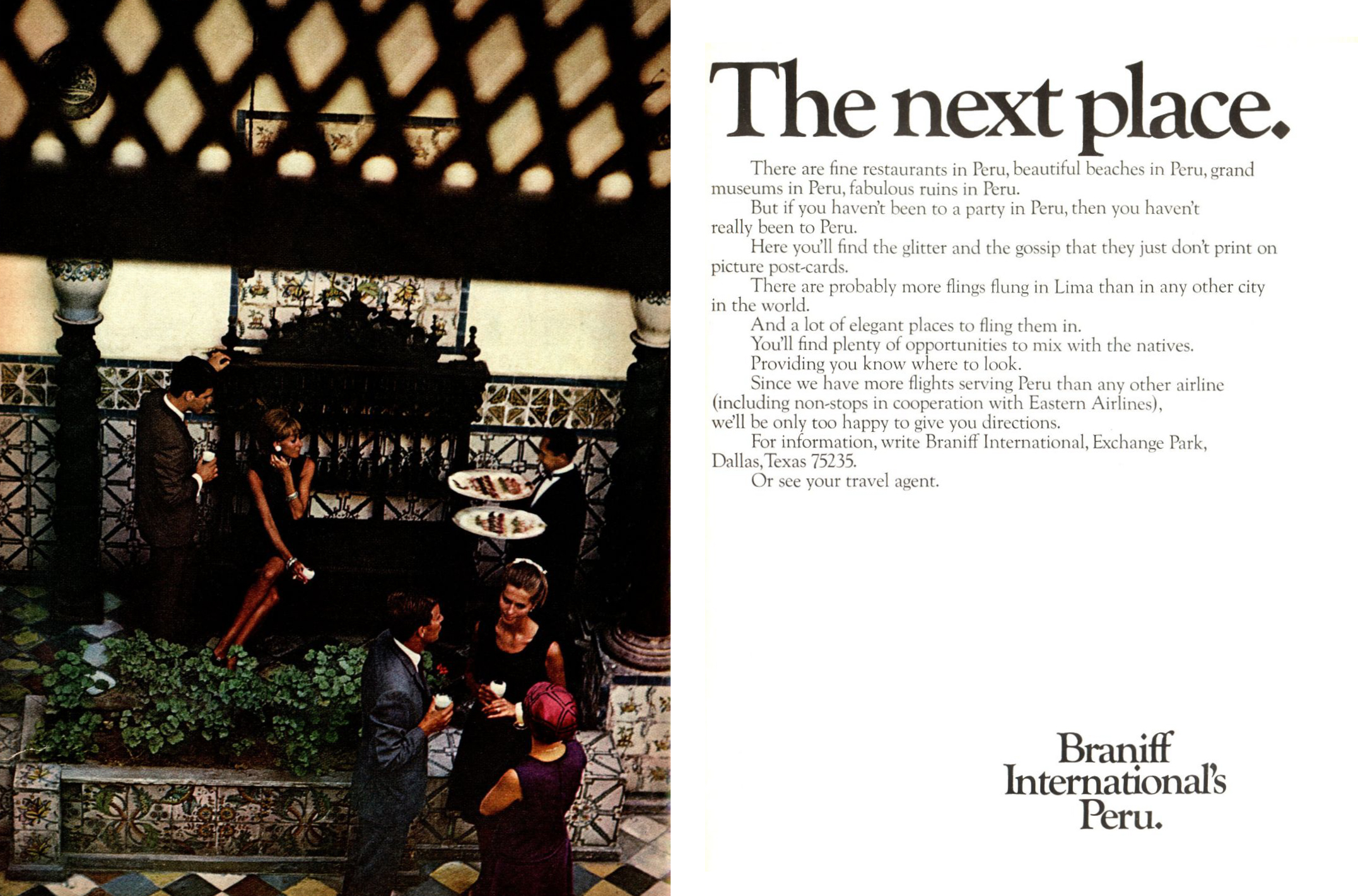 12. The Next Place:Peru:Braniff:Jack Tinker & Partners | STUFF FROM THE ...