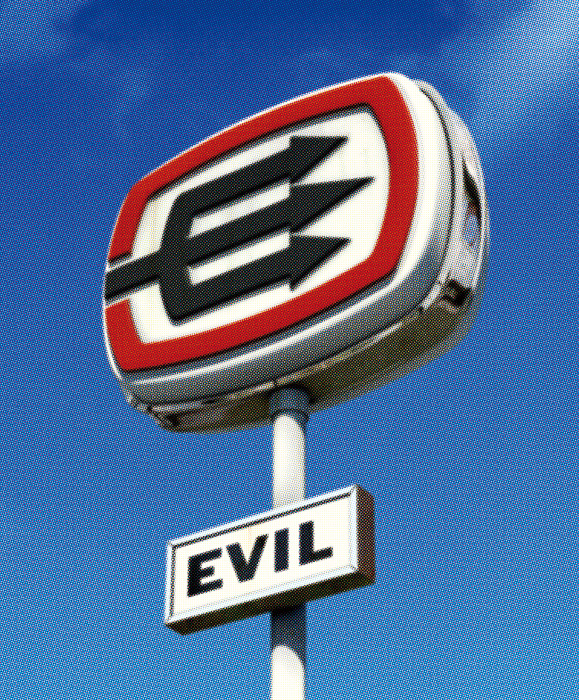 EVIL_Sign_No_Screen | STUFF FROM THE LOFT.