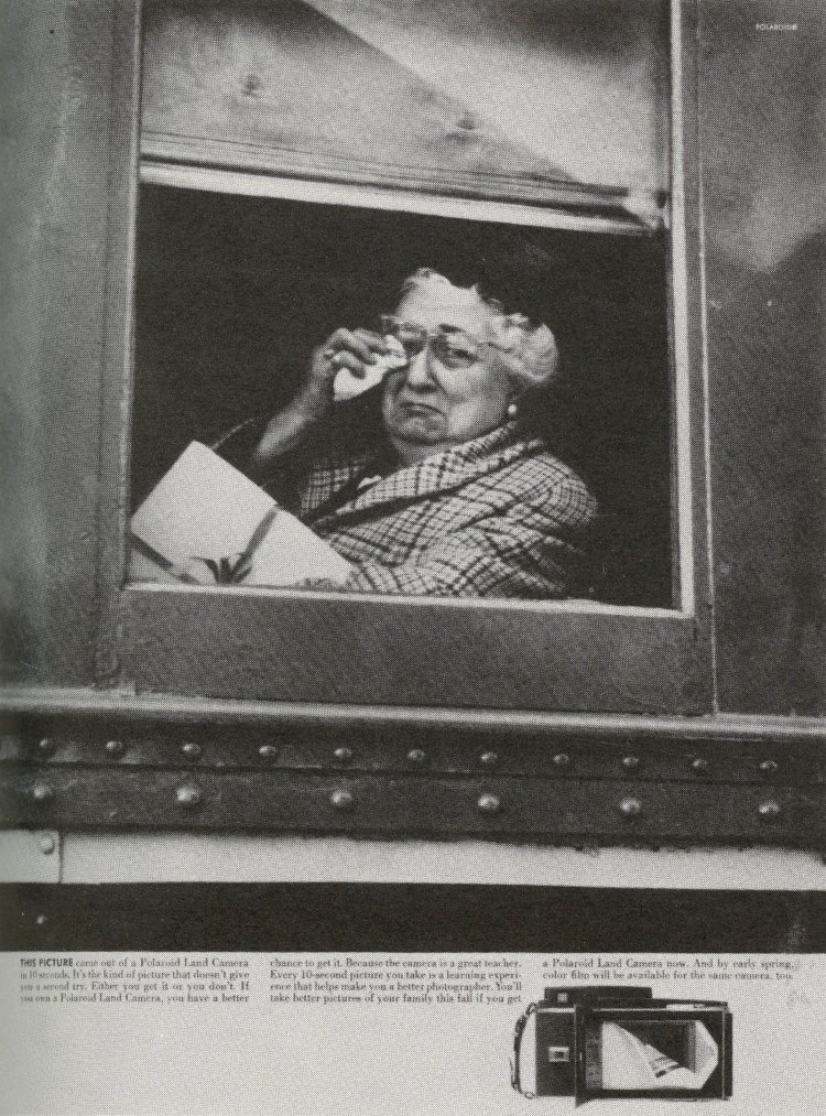 ‘Granny Tears’ Polaroid, Howard Zieff, DDB NY-01 | STUFF FROM THE LOFT.