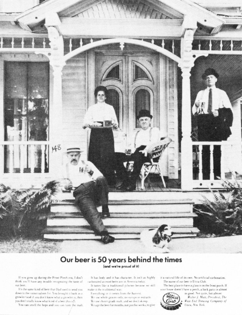 ‘Porch’ Utica Club, Howard Zieff, DDB NY-01 | STUFF FROM THE LOFT.