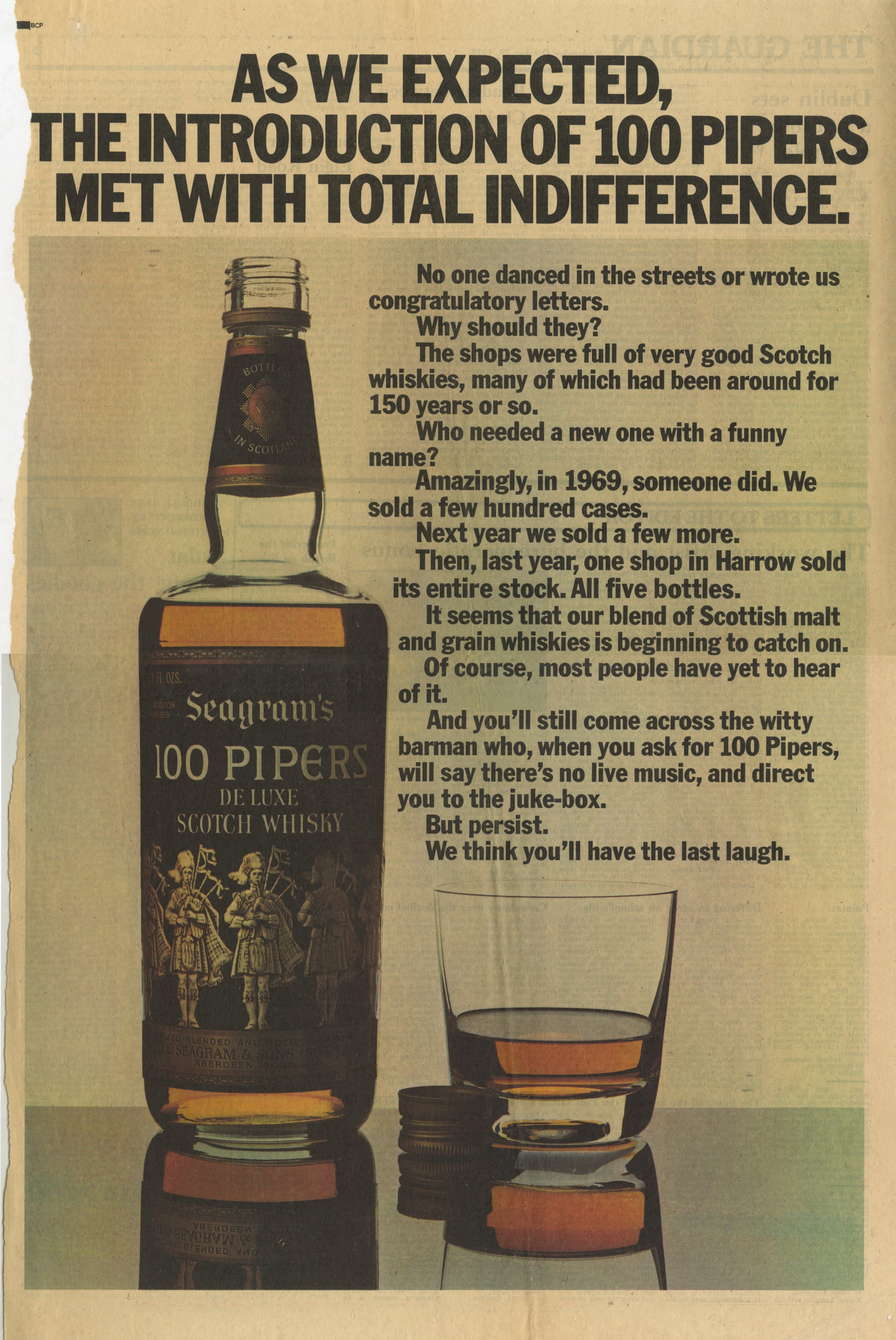 ‘As We Expected’ 100 Pipers, Neil Godfrey, CDP-01 | STUFF FROM THE LOFT.