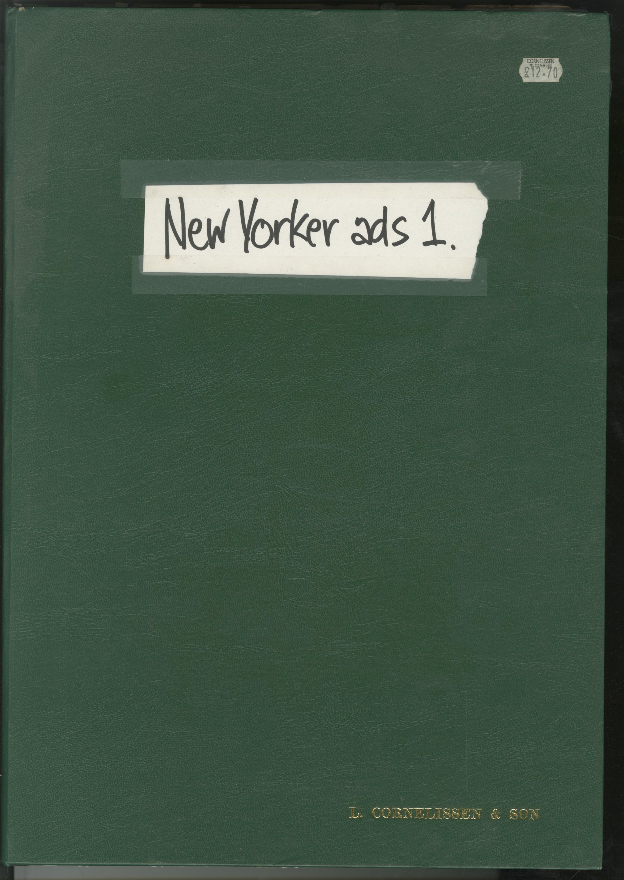1. New Yorker Ads 1 (Front Cover | STUFF FROM THE LOFT.