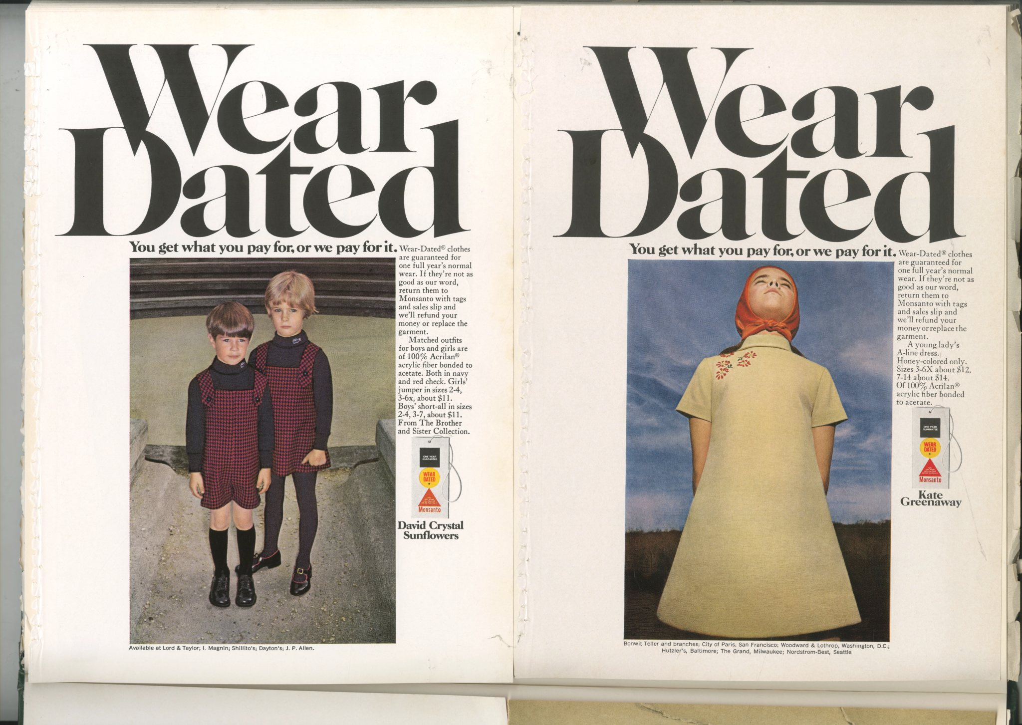 80. New Yorker Ads 1 (Monsanto:Gate Greenaway:David Crystal Sunflowers ...