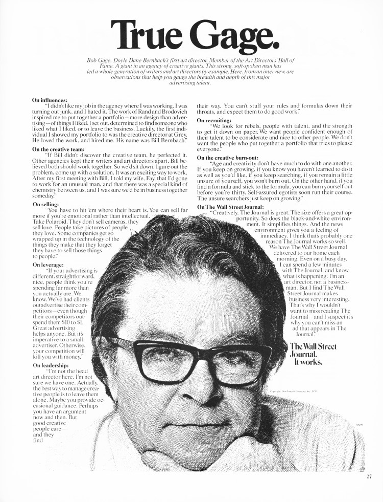 27. Bob Gage | STUFF FROM THE LOFT.