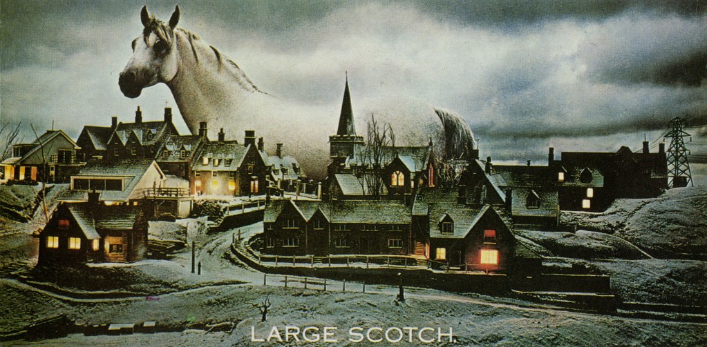 2. ‘LARGE’ White Horse, Lester Bookbinder, FCO | STUFF FROM THE LOFT.