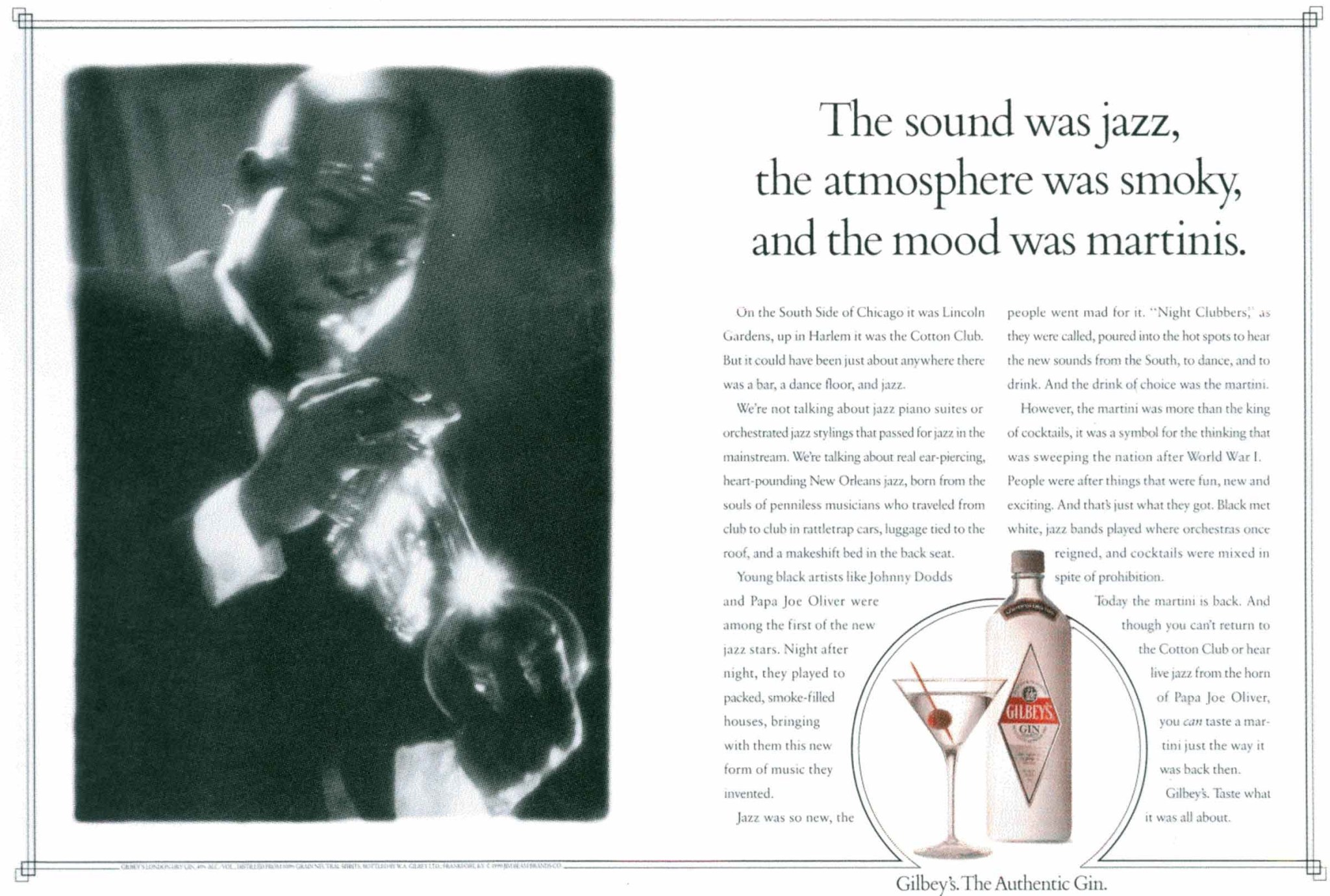 The Sound Was:Gilbey’s:Fallon McElligott:George Gier | STUFF FROM THE LOFT.